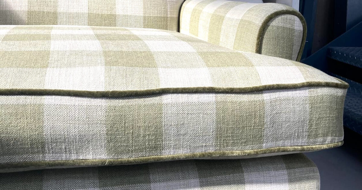 Re covered, Modern Check Sofa | Asnew