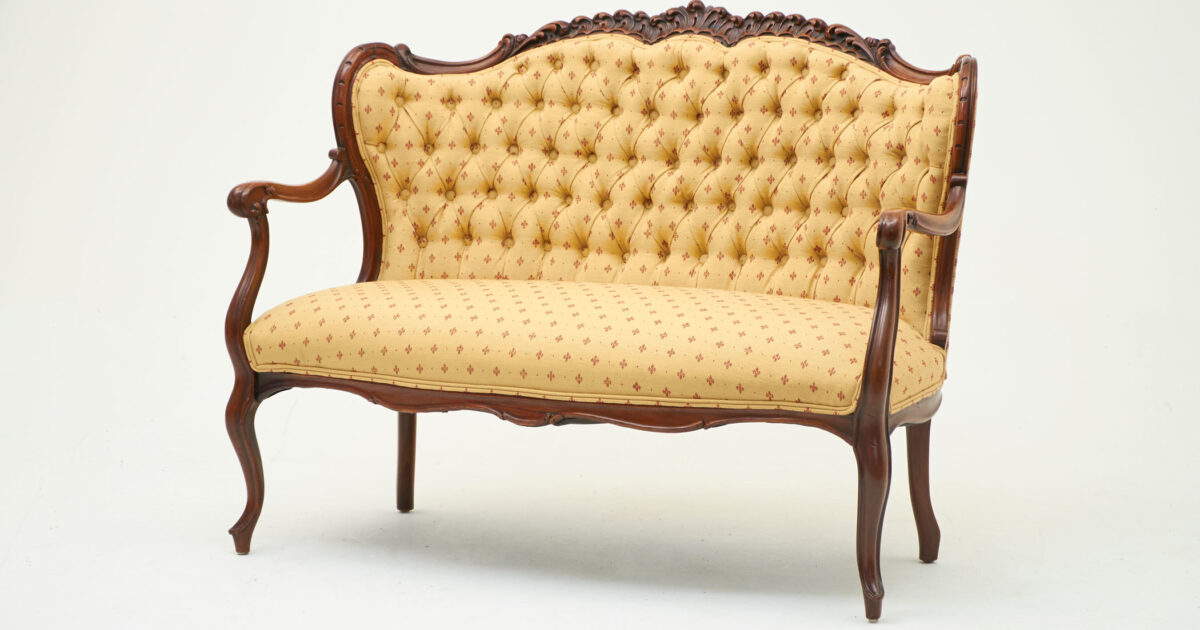 Antique Sofa Reupholstered | Asnew