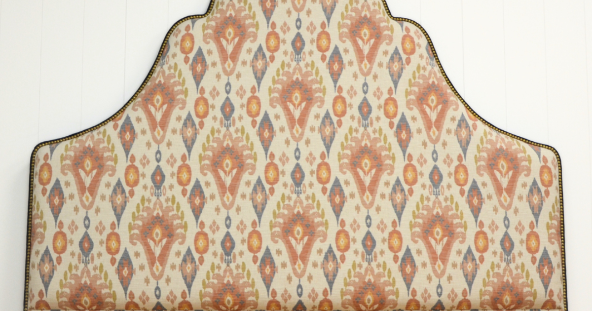 Beautiful Bespoke Headboard, with Studding Details | Asnew