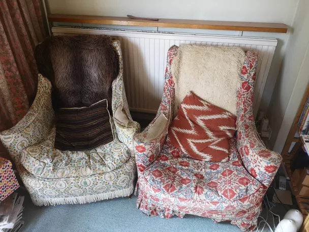 Recovered Box Pleat chairs | Asnew